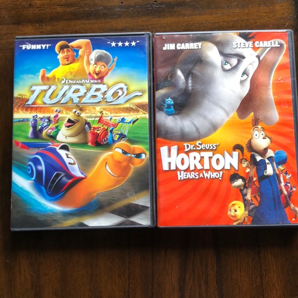 Art | 2 Dvds Turbo Horton Hears A Who | Poshmark
